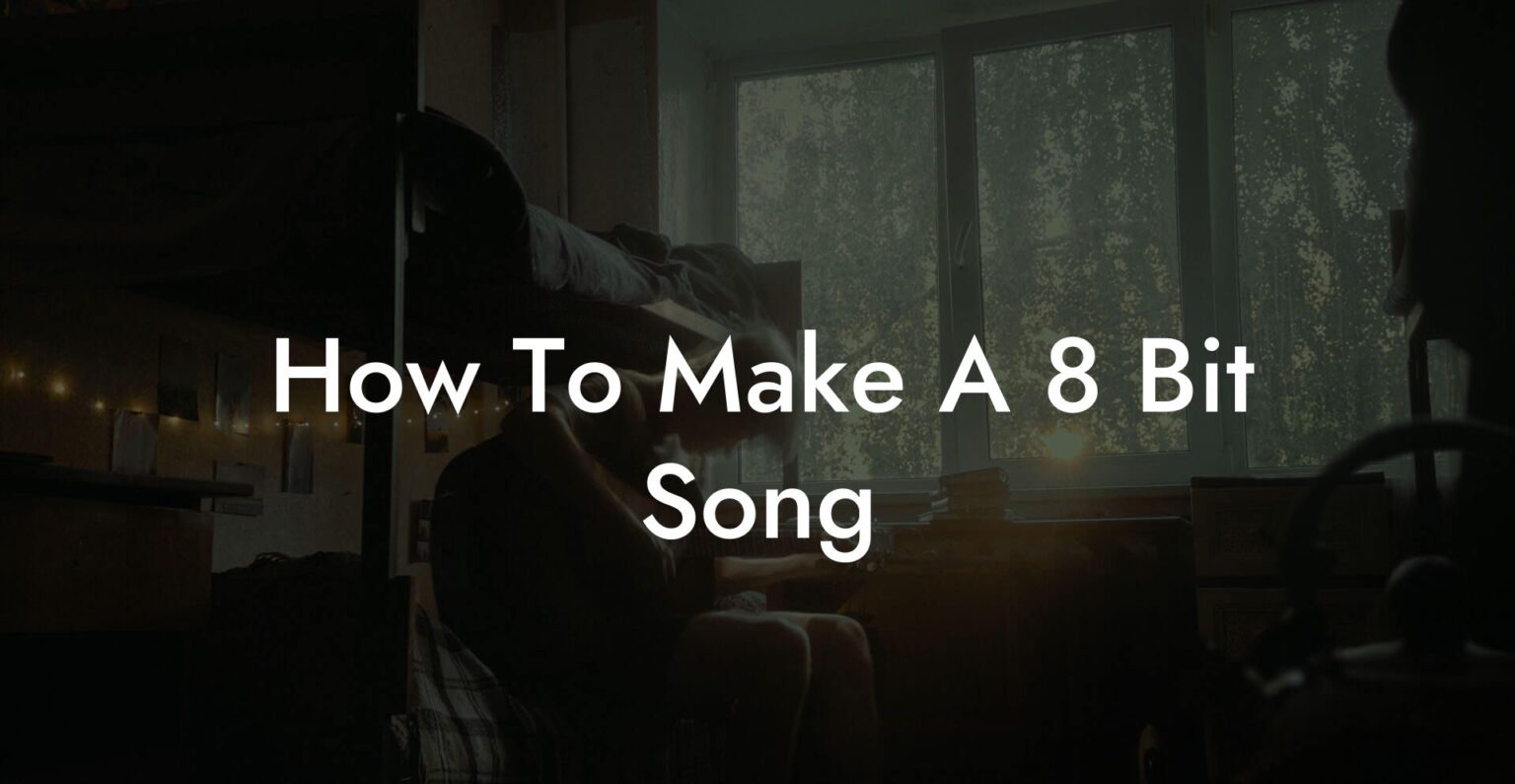 How To Make A 8 Bit Song - Lyric Assistant
