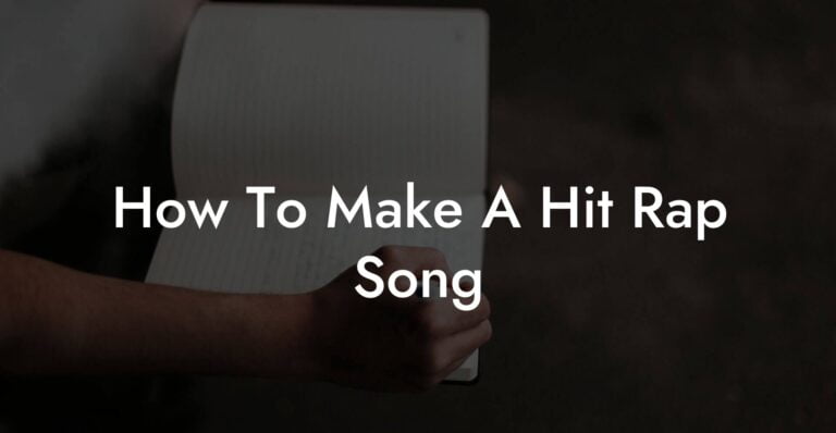 How To Make A Hit Rap Song - Lyric Assistant