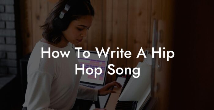 How To Write A Hip Hop Song - Lyric Assistant Songwriting Advice
