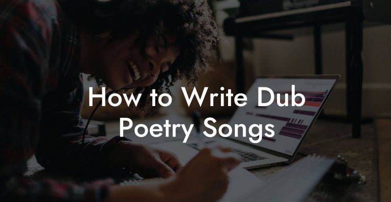 How to Write Dub Poetry Songs - Lyric Assistant