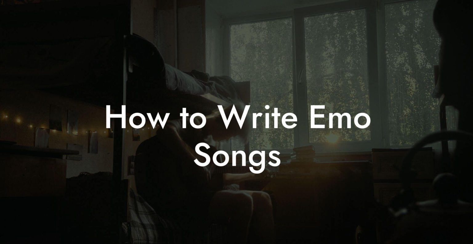 How to Write Emo Songs - Lyric Assistant