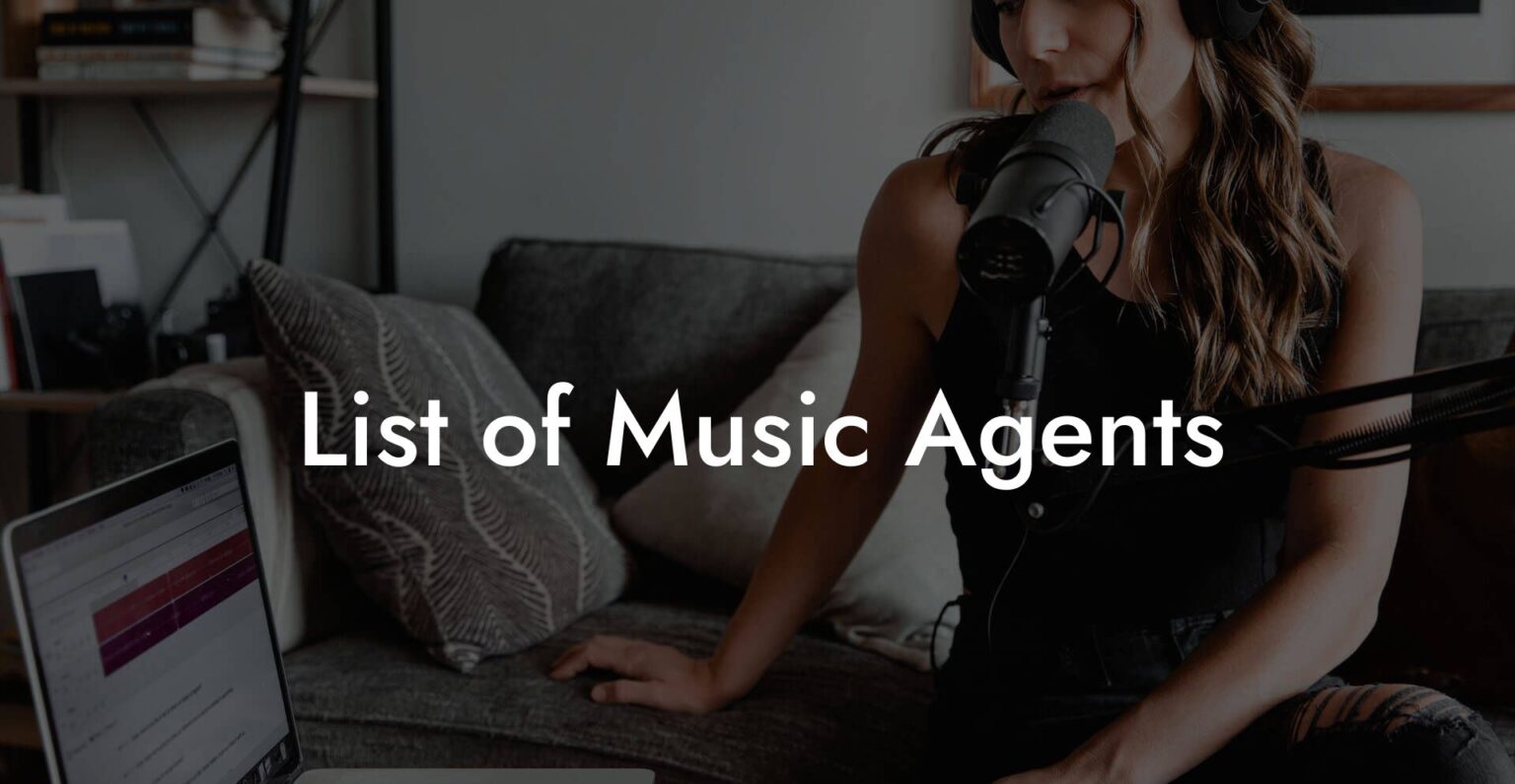 List of Music Agents - Lyric Assistant