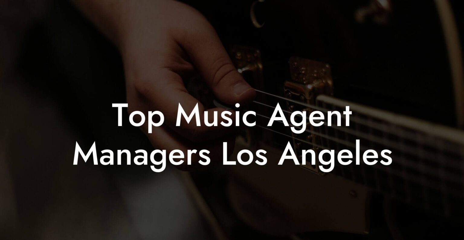 Top Music Agent Managers Los Angeles - Lyric Assistant