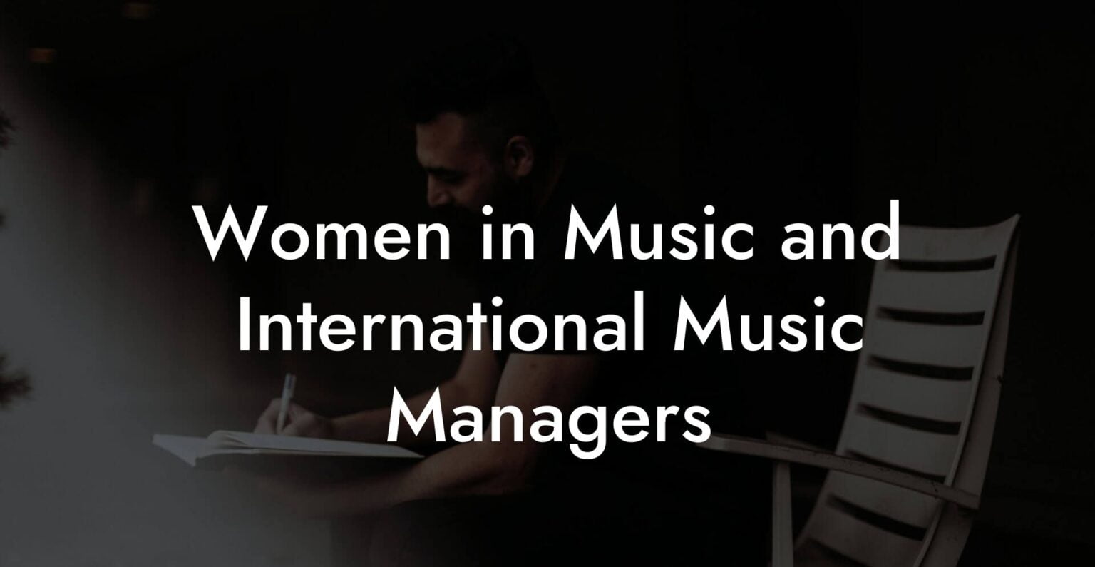 Women in Music and International Music Managers Forum - Lyric Assistant