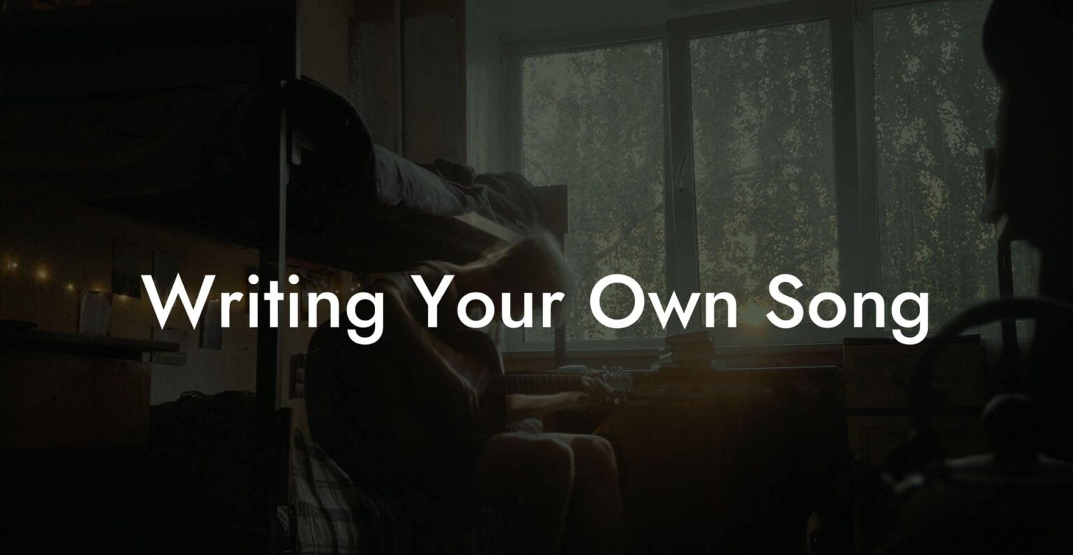 Writing Your Own Song - Lyric Assistant